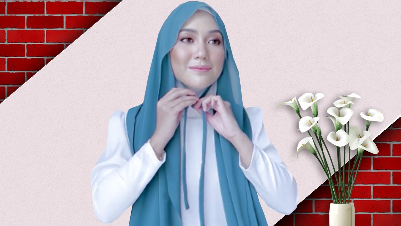 8 GAYA CANTIK – TUTORIAL HIJAB PASHMINA TALI SIMPEL DAN MUDAH PALING CANTIK KEKINIAN - YouTube