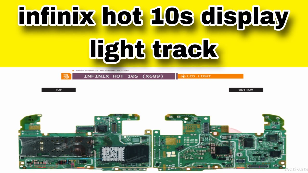 infinix hot 10s (x689) display light problem solution// display light ...
