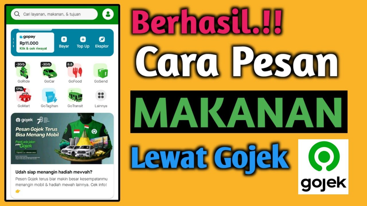 Cara Pesan Makanan Lewat Gofood Terbaru | Cara Pesan Makanan Lewat ...