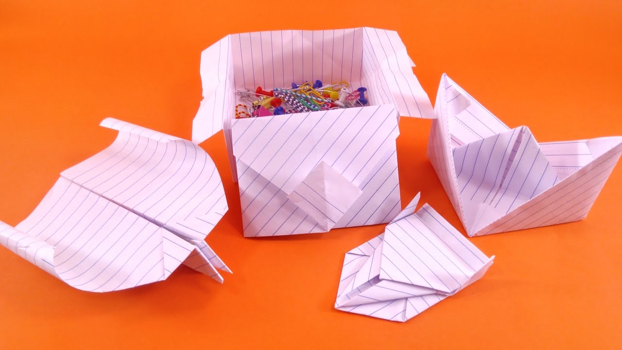 5 Easy paper crafts using a whole sheet of paper | Origami (Philippines ...