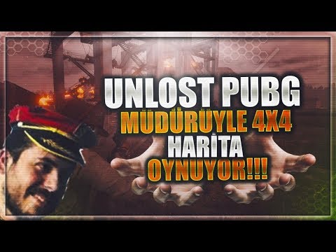 UNLOST PUBG MÜDÜRÜYLE 4X4 HARİTAYI OYNUYOR!
