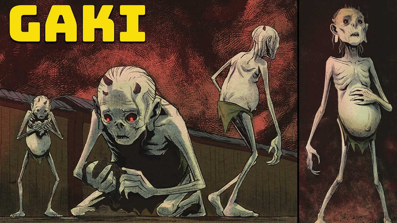 Gaki - Los Fantasmas Hambrientos de la Religión Budista Japonesa - YouTube