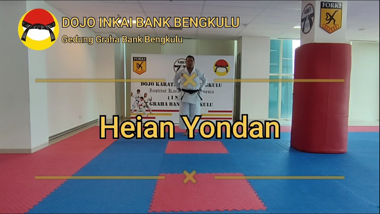 Heian Yondan - Kata Empat - Dojo INKAI Bank Bengkulu - Shotokan ...