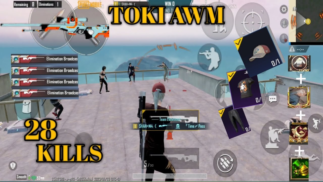 NEW WOW BETA MAP TOKI AWM WITH 28 KILLS | PUBG MOBILE | MR DEO 47 # ...