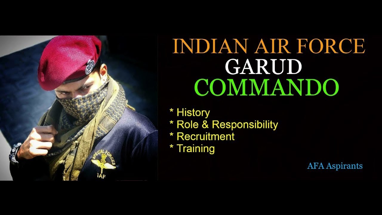 Indian Air Force GARUD COMMANDOS|| Ep.1 Special forces of India|| AFA ...