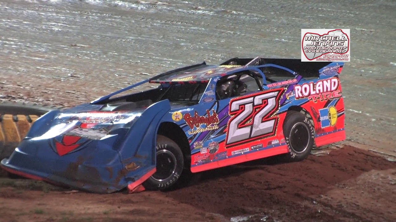 Boyd's Speedway 4/15/17 Crate Late Model Heats and Feature! - YouTube