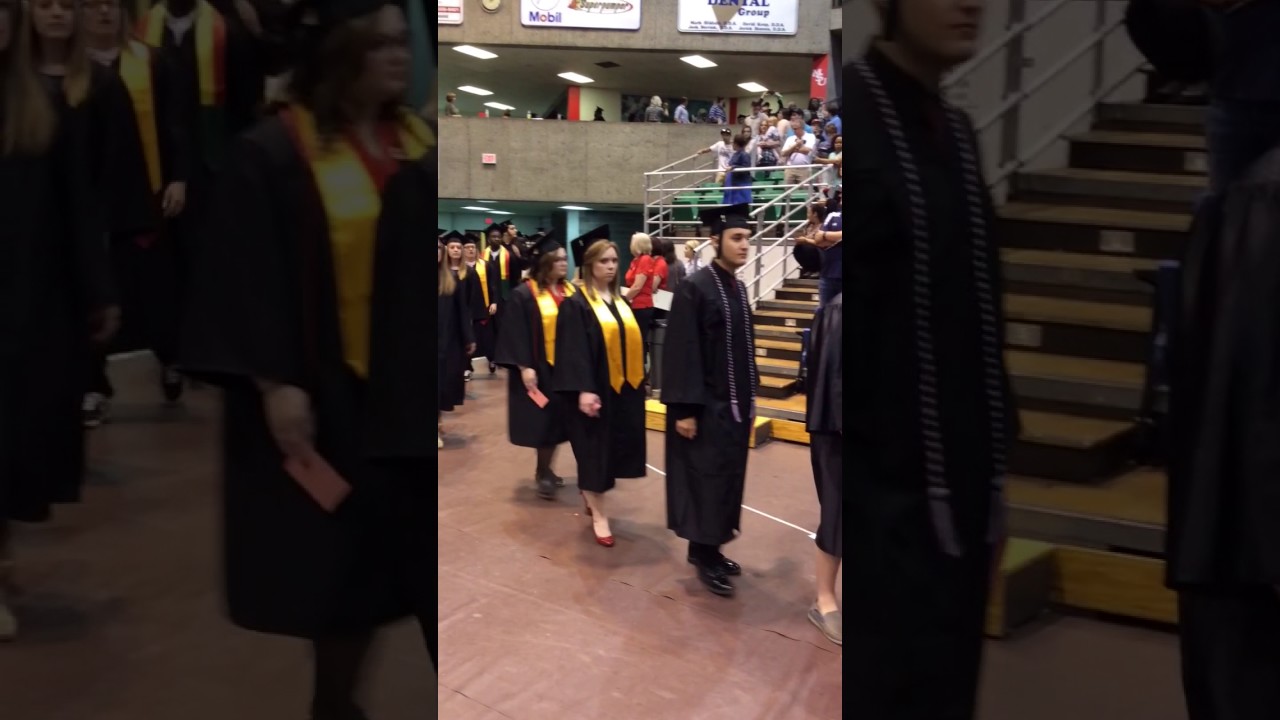 Minot State University Graduation opening walk - YouTube