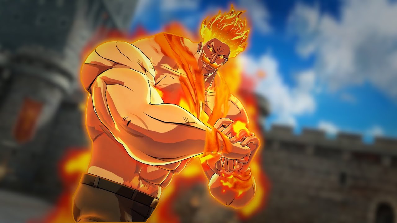 "Ultimate" Escanor Skills - Fire Of Life Outfit 4K - YouTube