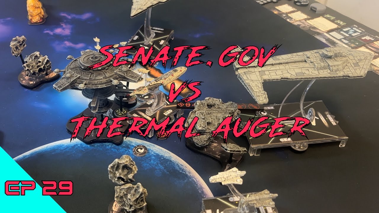 Star Wars: Armada - Battle Report - Senate.gov vs Thermal Auger - YouTube