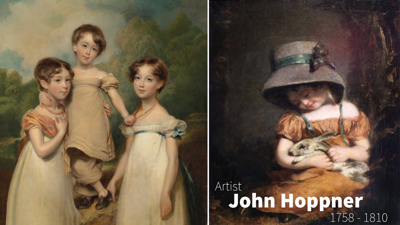 Artist John Hoppner (1758 - 1810) English Portrait Painter | WAA - YouTube