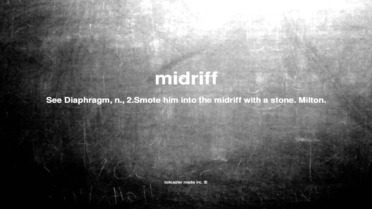 What does midriff mean - YouTube