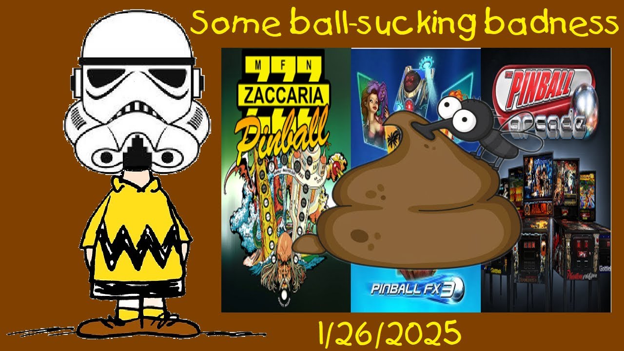 Joe's (sucky) Pinball Stream, 1/26/2025 - YouTube