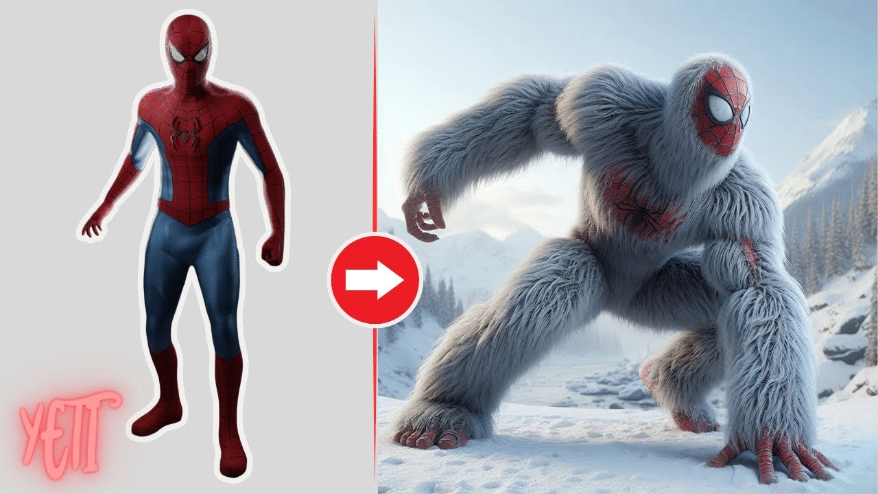 AVENGERS but YETI VENGERS ⚡ All Characters (marvel & DC) 2024 - YouTube