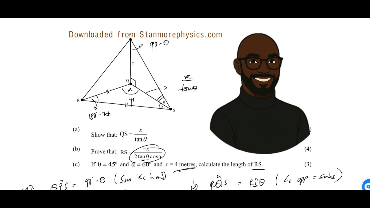 Grade 12 Trigonometry 3D shapes - YouTube