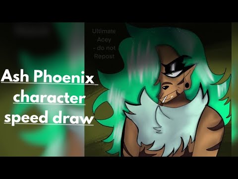 Ash Phoenix||scars|| The Dust of determination character speeddraw ...
