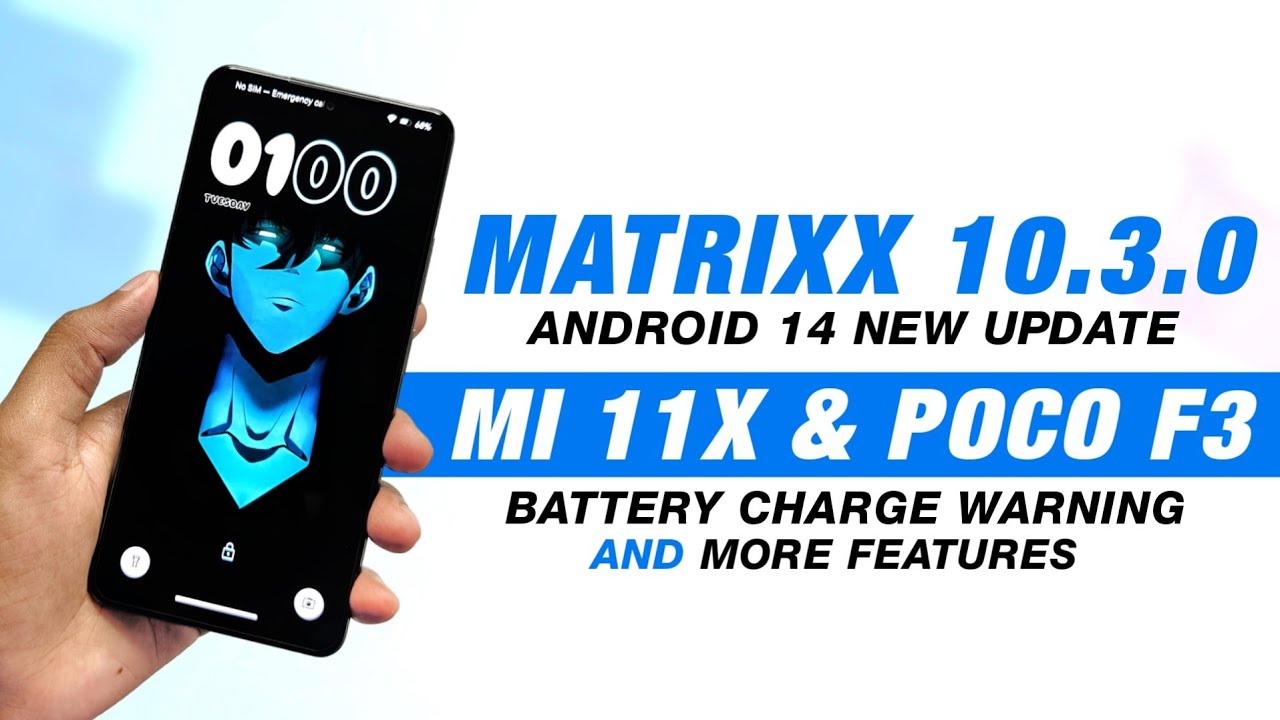 Matrixx OS 10.3.0 Update For Mi 11X & POCO F3 | Android 14 | Battery ...
