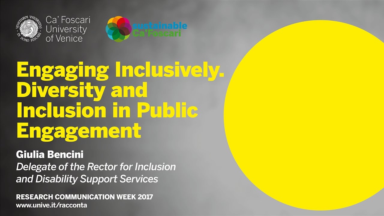 Engaging Inclusively. Diversity and Inclusion in Public Engagement ...