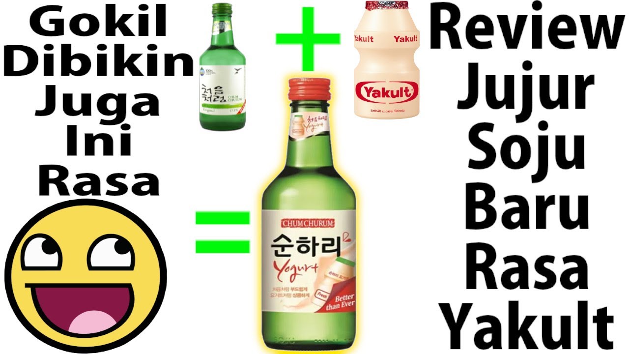 Review Minum Soju Rasa Yogurt Yakult - YouTube