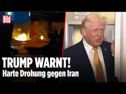 IRAN IN FLAMMEN: Demonstranten greifen Regime-Schergen an – Trump droht