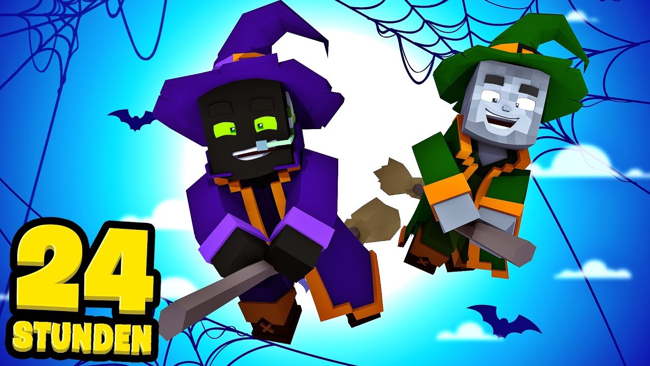 24 STUNDEN als HEXE LEBEN! - Minecraft [Deutsch/HD] - YouTube