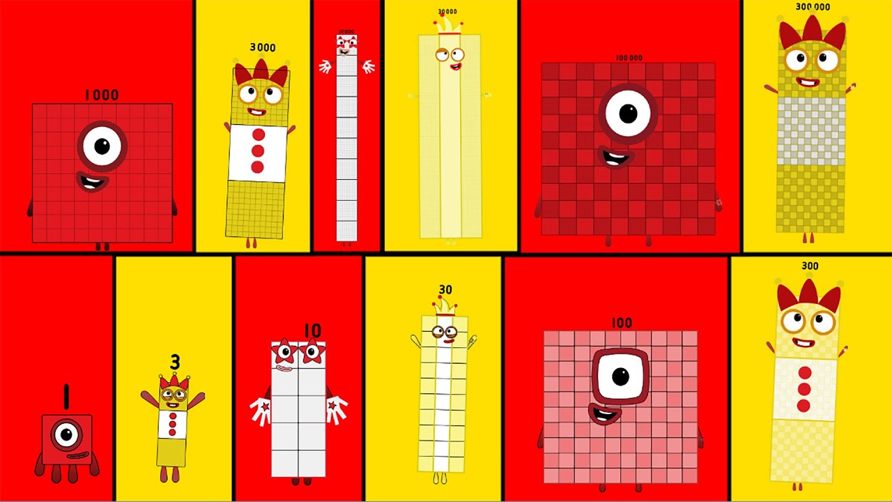 Numberblocks Band But A Bit Different And Its Ones And Fives Up To100K ...