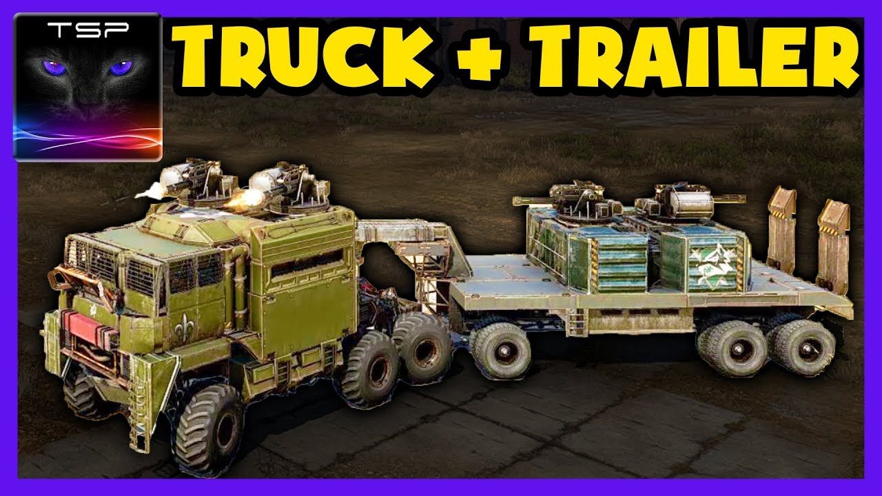 Crossout #354 TRUCK + TRAILER Crossout Fusion Build & Gameplay - YouTube