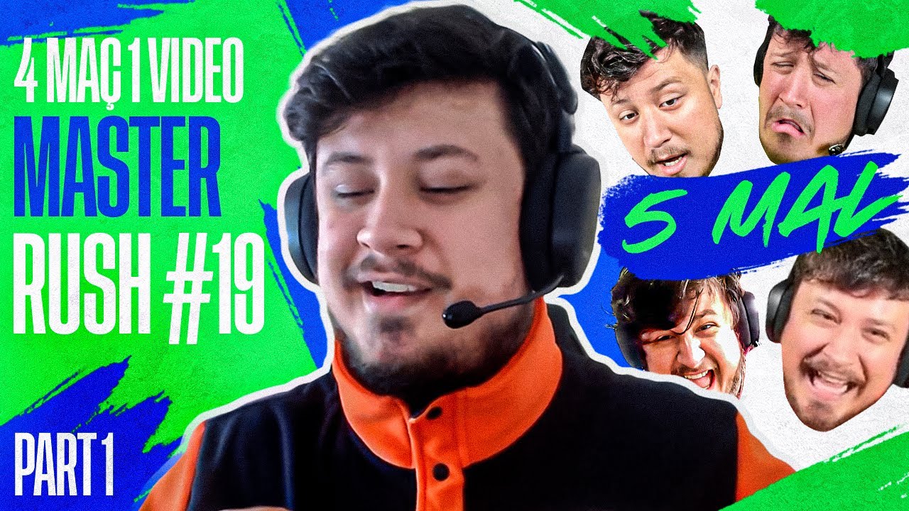 5 Mal aynı takıma gelirse master rush #19 part 1 - YouTube