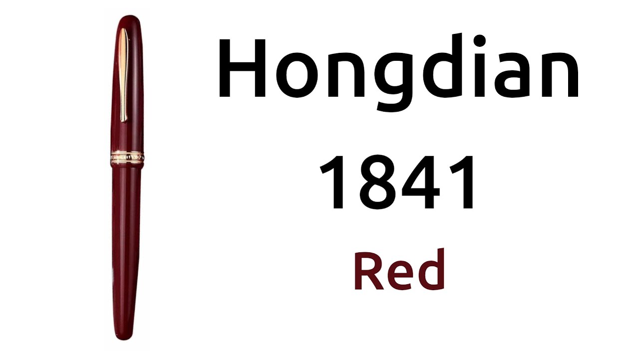 Hongdian 1841 - Présentation et avis - Stylo-plume - YouTube