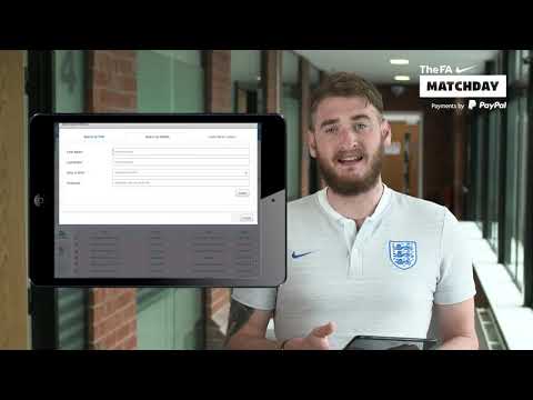 Adding A Team Official in Whole Game System - FA Matchday - YouTube