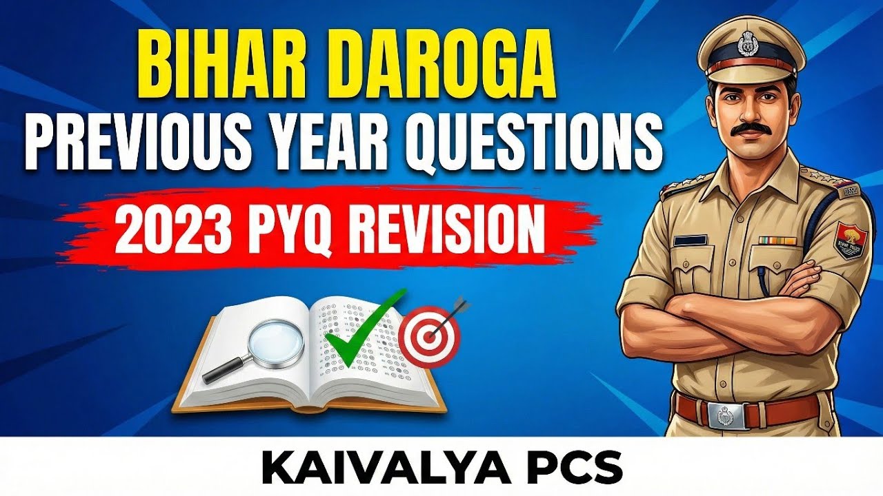 Bihar Daroga PYQ Solved | Important Themes | PYQ Analysis | Bihar SI ...