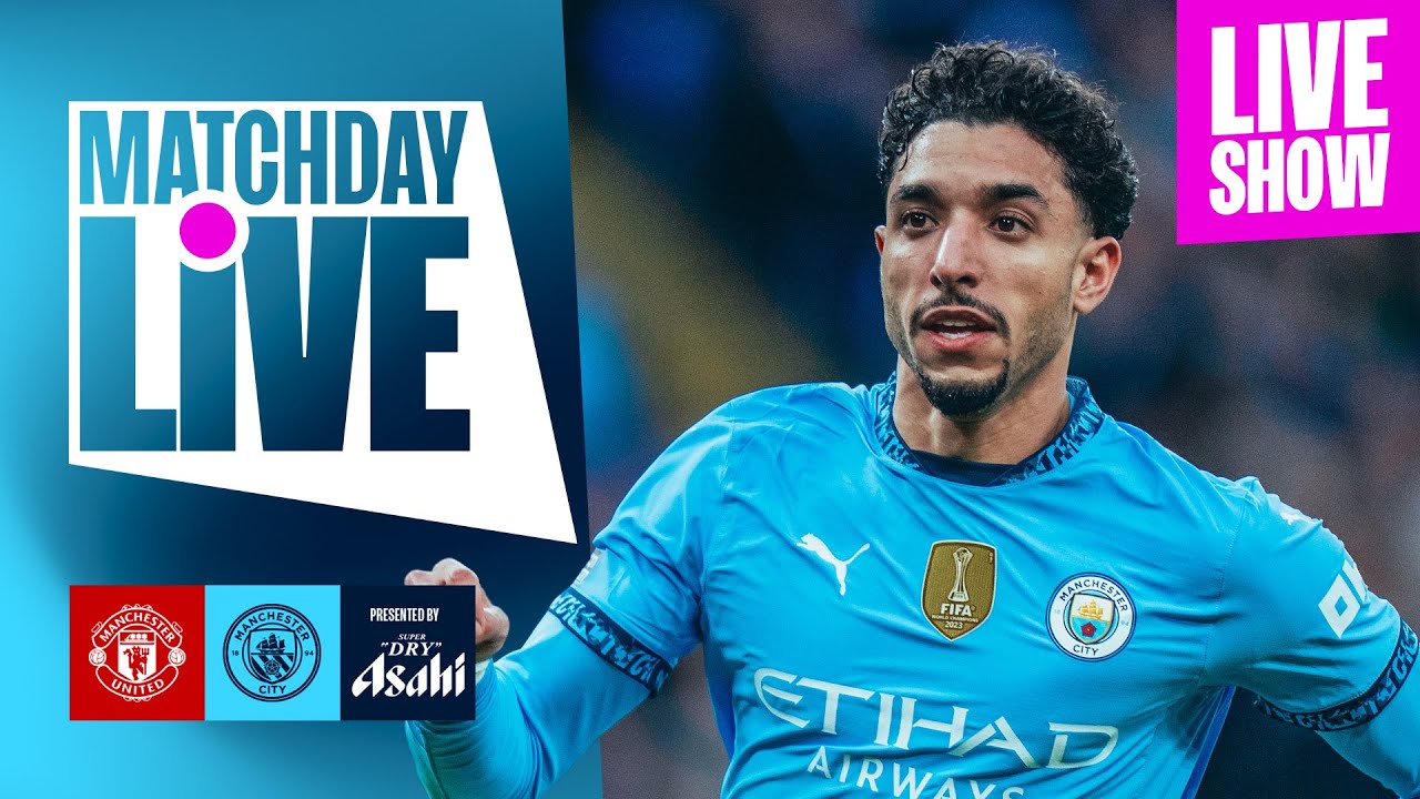 MATCHDAY LIVE! IT'S DERBY DAY IN MANCHESTER! Man United v Man City ...