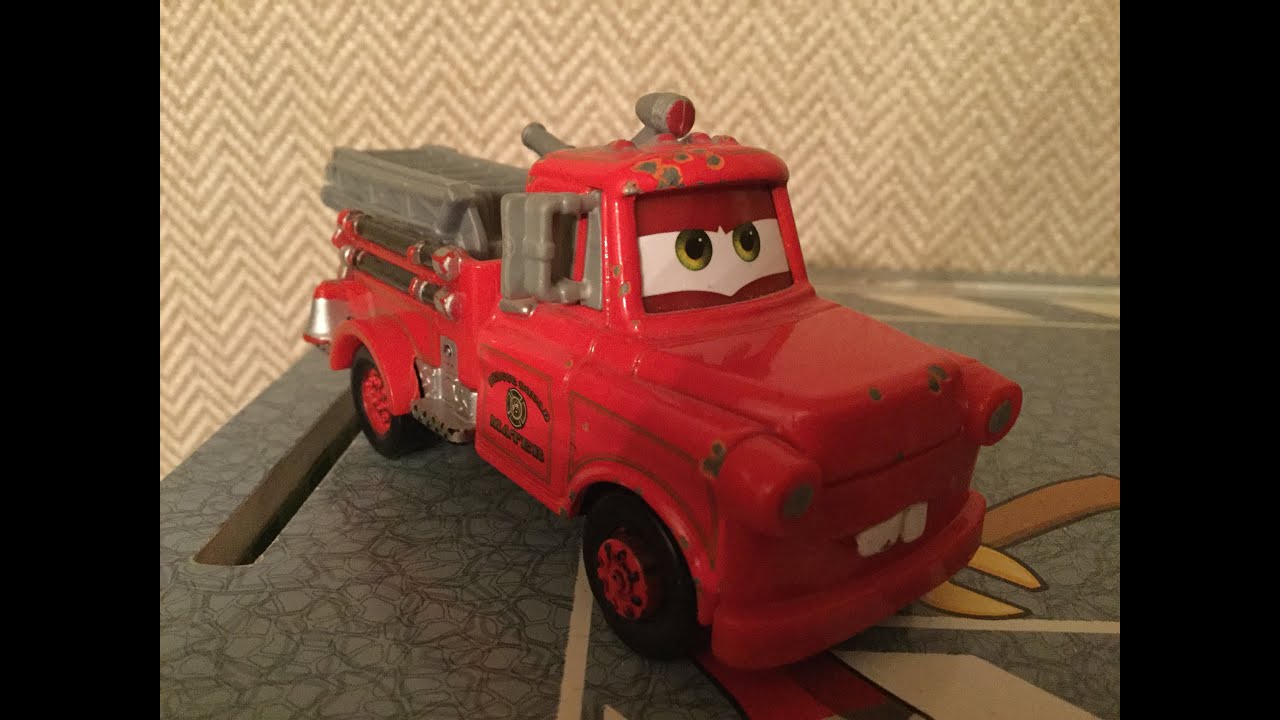 Mattel Pixar Cars Rescue Squad Mater Die-cast - YouTube