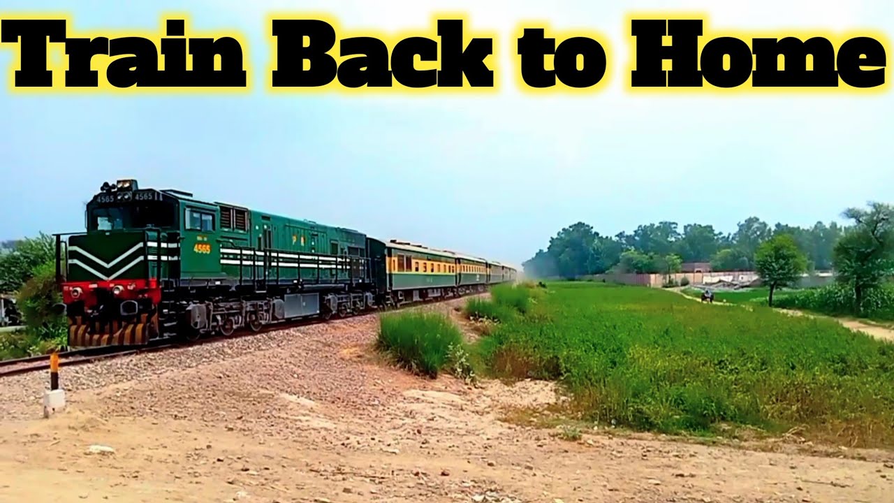 Train Back To Home ll Rail Track 1M - YouTube