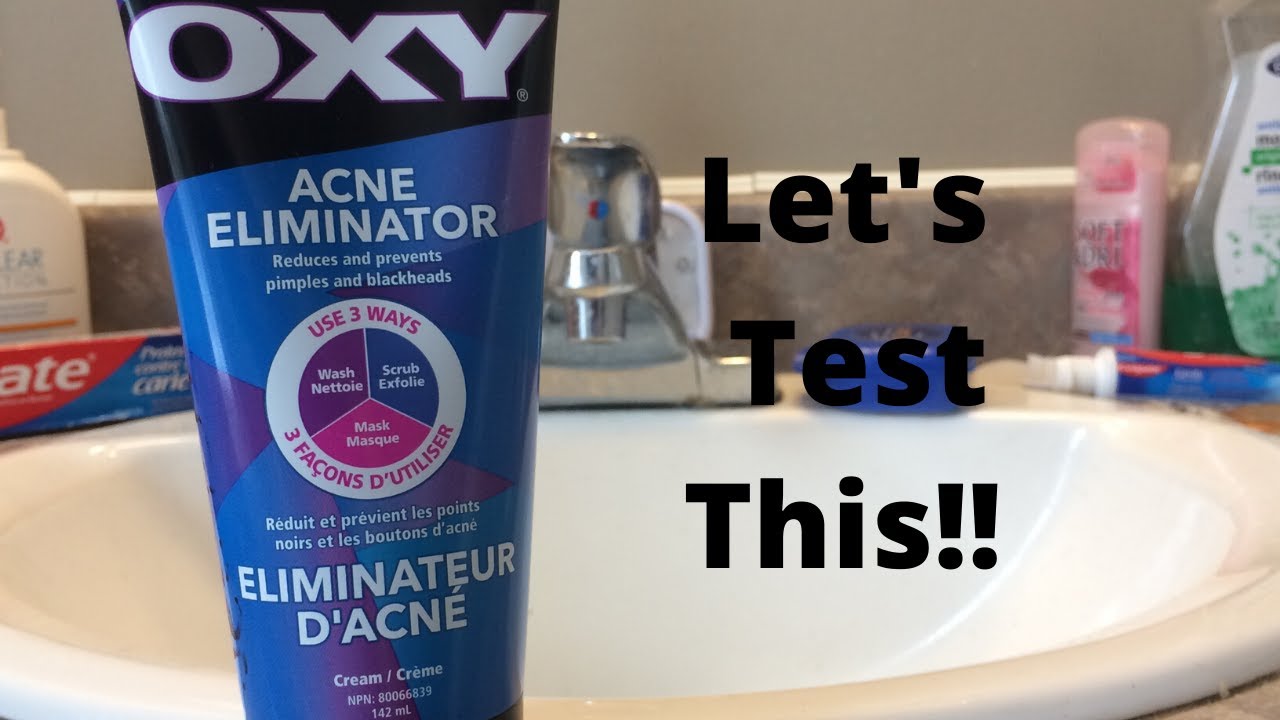 Testing the the Oxy Acne Eliminator for a week - YouTube