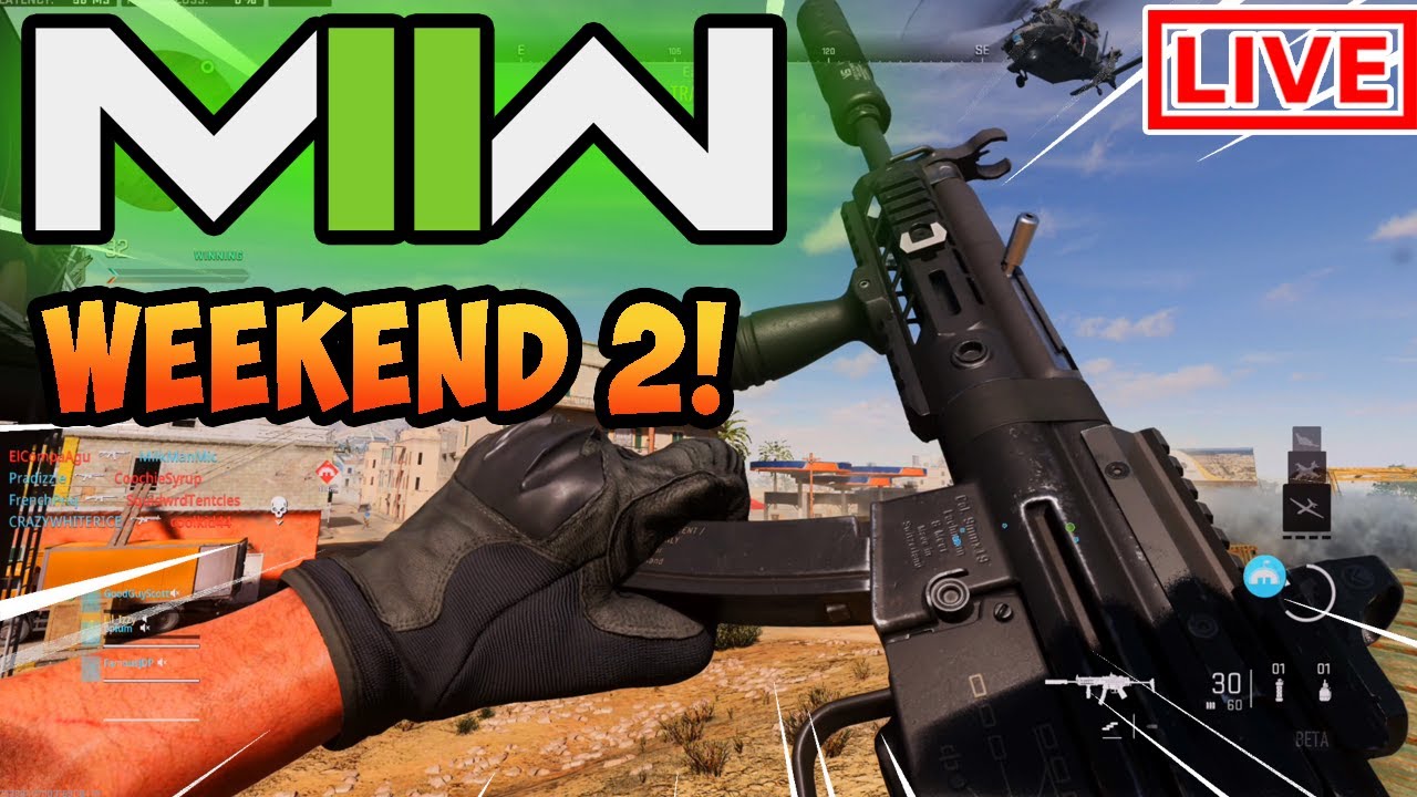 LIVE 🔴 - MWII BETA Update! (Weekend 2) - YouTube