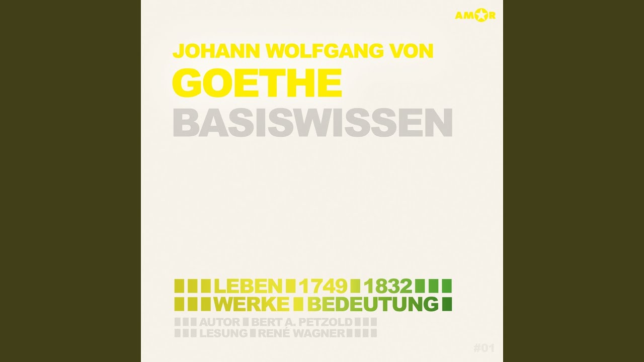 Kapitel 23 - Johann Wolfgang von Goethe (1749-1832) - Leben, Werk ...