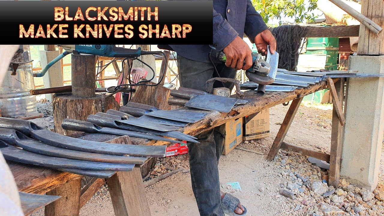 Excellent Blacksmith Process Of Knives | How To Blacksmith Making ...