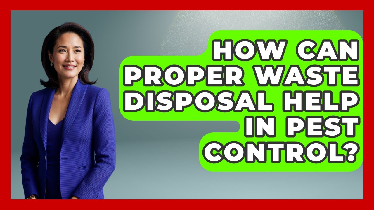 How Can Proper Waste Disposal Help In Pest Control? - Insects and ...