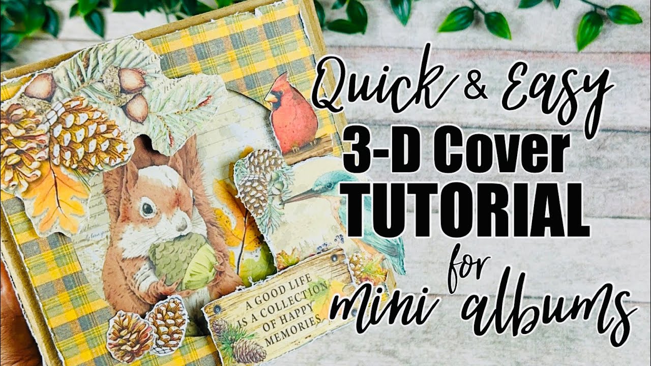 Quick & Easy 3-D Cover Tutorial - YouTube