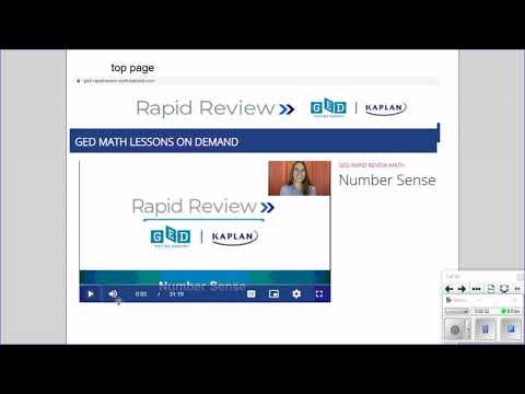 GED Kaplan Rapid Review 2020