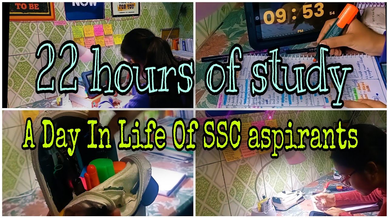 22 HOURS OF STUDY FOR SSC JE || STUDY ROUTINE || #sscje #ssccgl #upsc ...