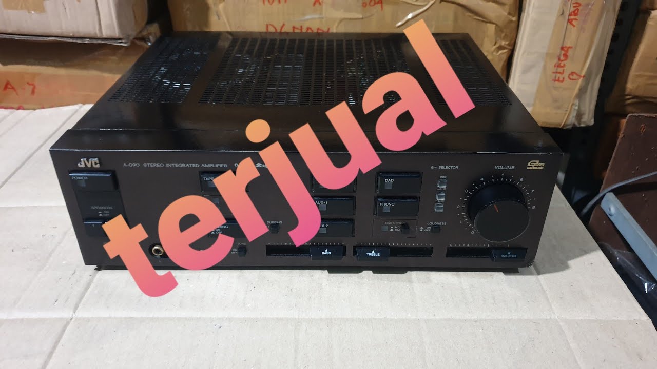tes power amplifier JVC A-G90 vintage 1983 made in japan stereo ...