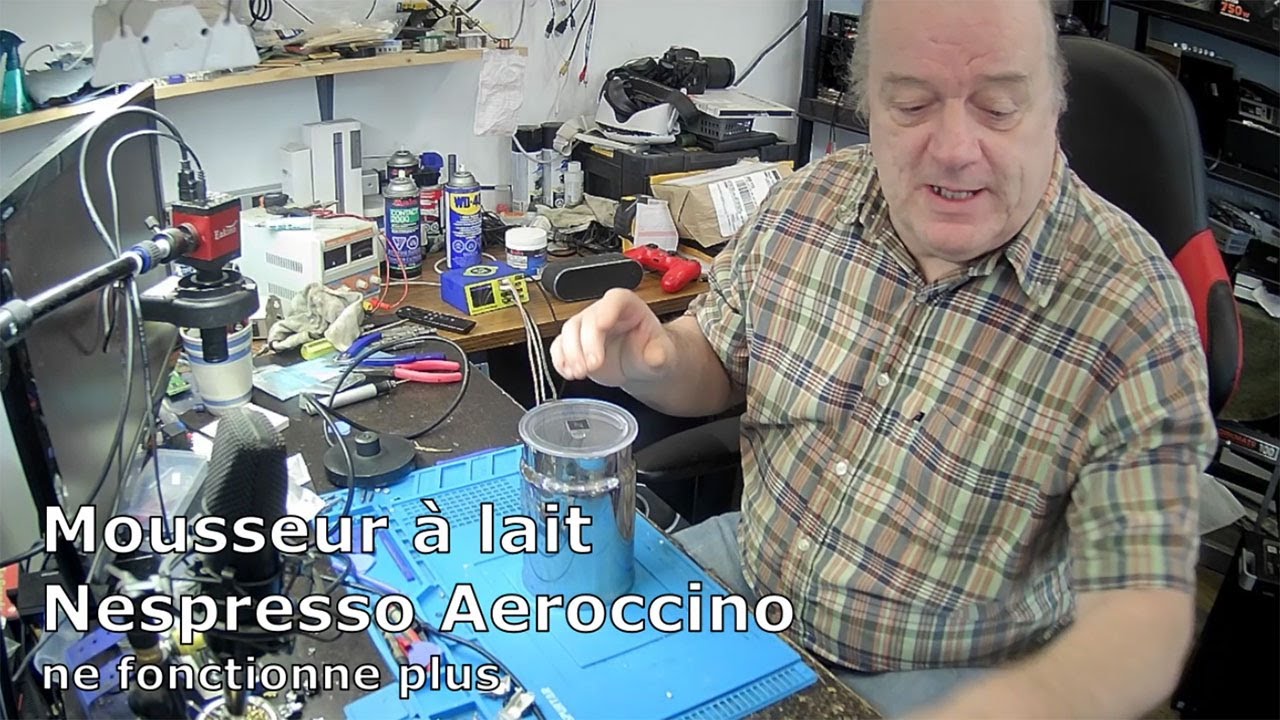 Mousseur à lait Nespresso Aeroccino Plus | SJC Électronique - YouTube