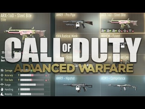 Call Of Duty Advanced Warfare elite camos - YouTube