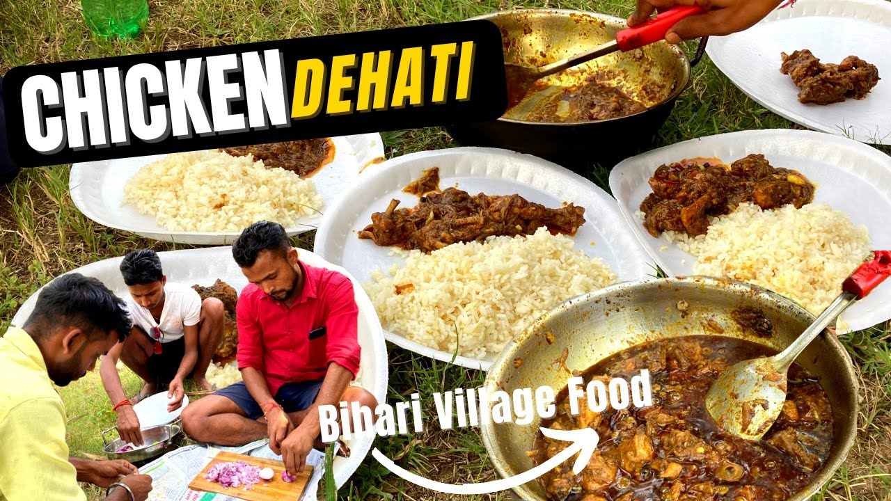 Bihari Special Chicken Dehati Recipe Desi Chicken Murga Bhaat Bihar ...