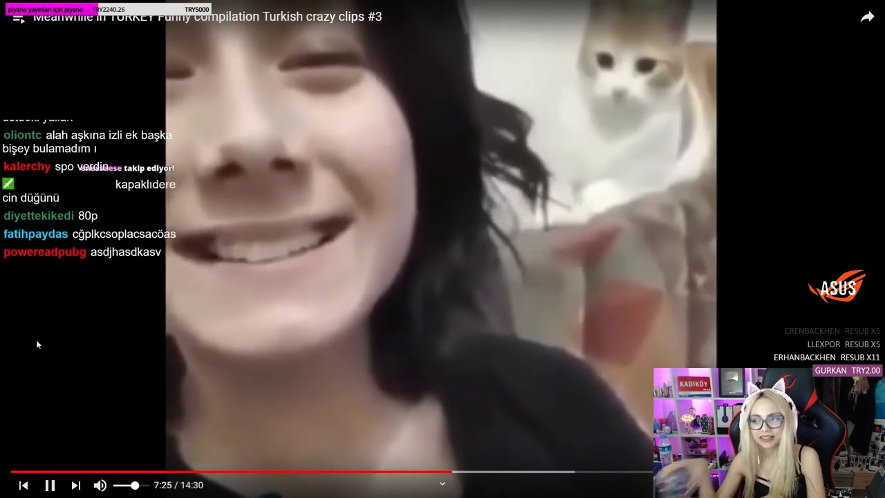 EYLÜL TURKEY FUNNY COMPİLATİON TURKİSH CRAZY CLİPS İZLİYOR - YouTube