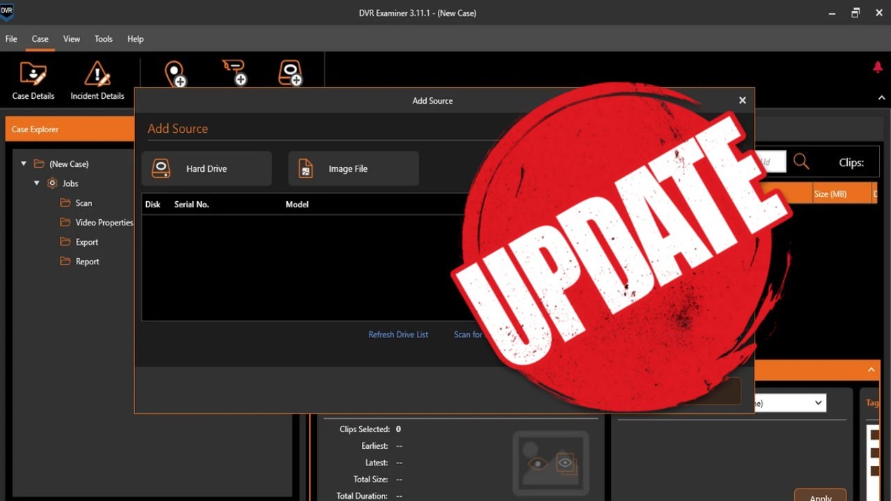 Magnet DVR Examiner V3.11.1 Solution To Recover Video & Metadata From DVR Surveillance Systems ...