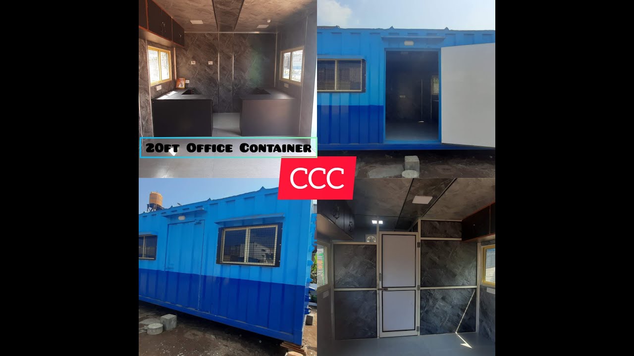20ftX10ft Office Container I CCC I #shippingcontainer #marine - YouTube