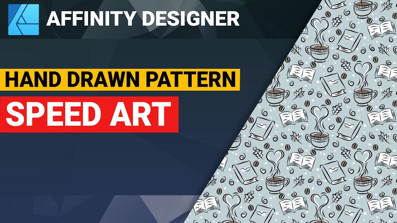 Hand Drawn Pattern in Affinity Designer - YouTube