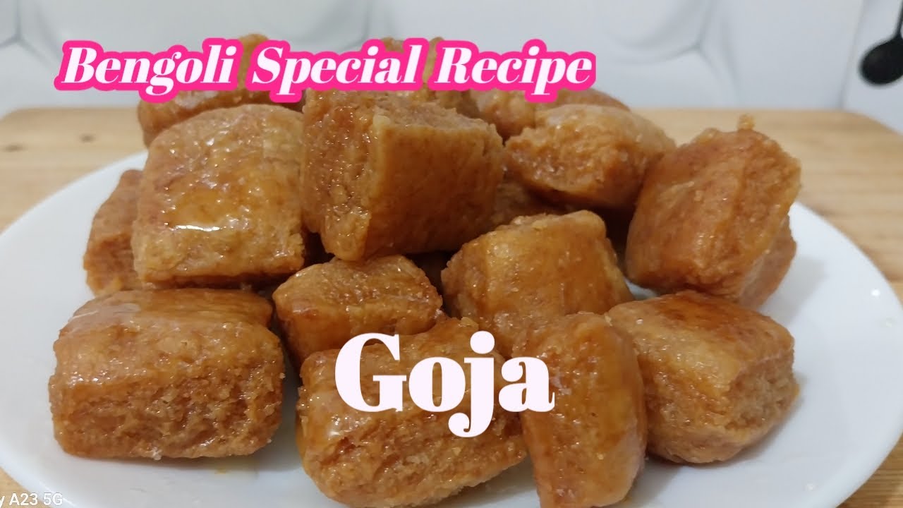 Khasta Goja Recipe | Bengali Sweet Recipe | खास्ता गोजा रेसिपी - YouTube